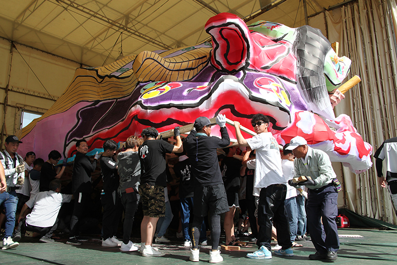 令和7年 ねぶたの台上げ | に組