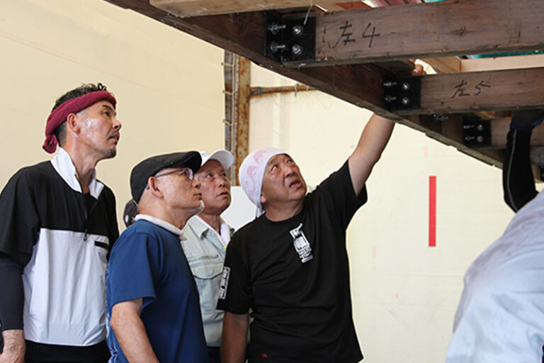 令和7年 ねぶたの台上げ | に組